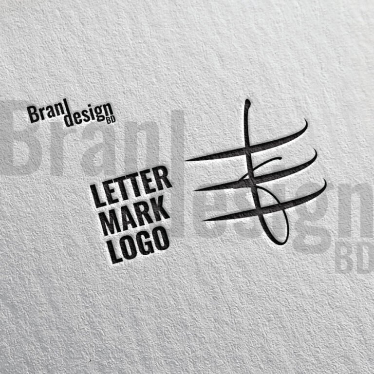 Lettermark logo design. - brandesignbd