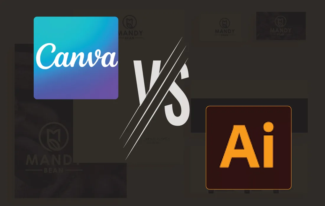The differences between adobe Illustrator and Canva - brandesignbd